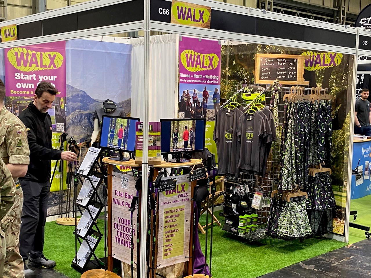 WALX poles launched at the Outdoor Show