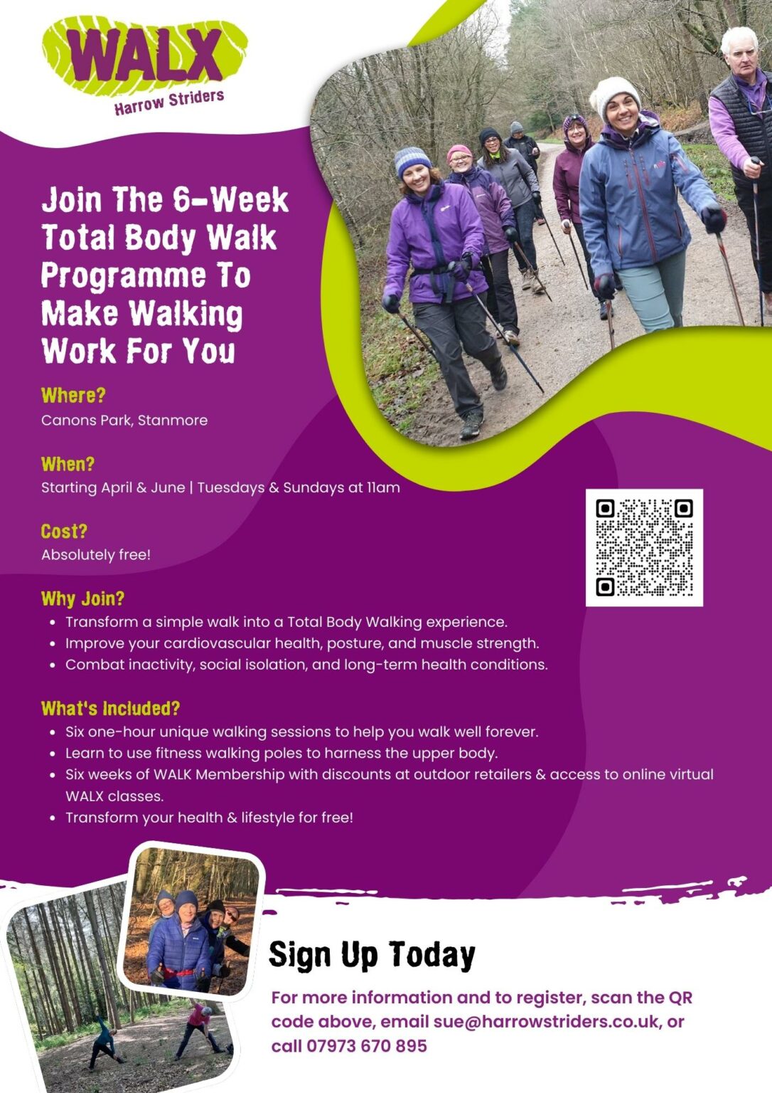 WALX with Harrow Striders