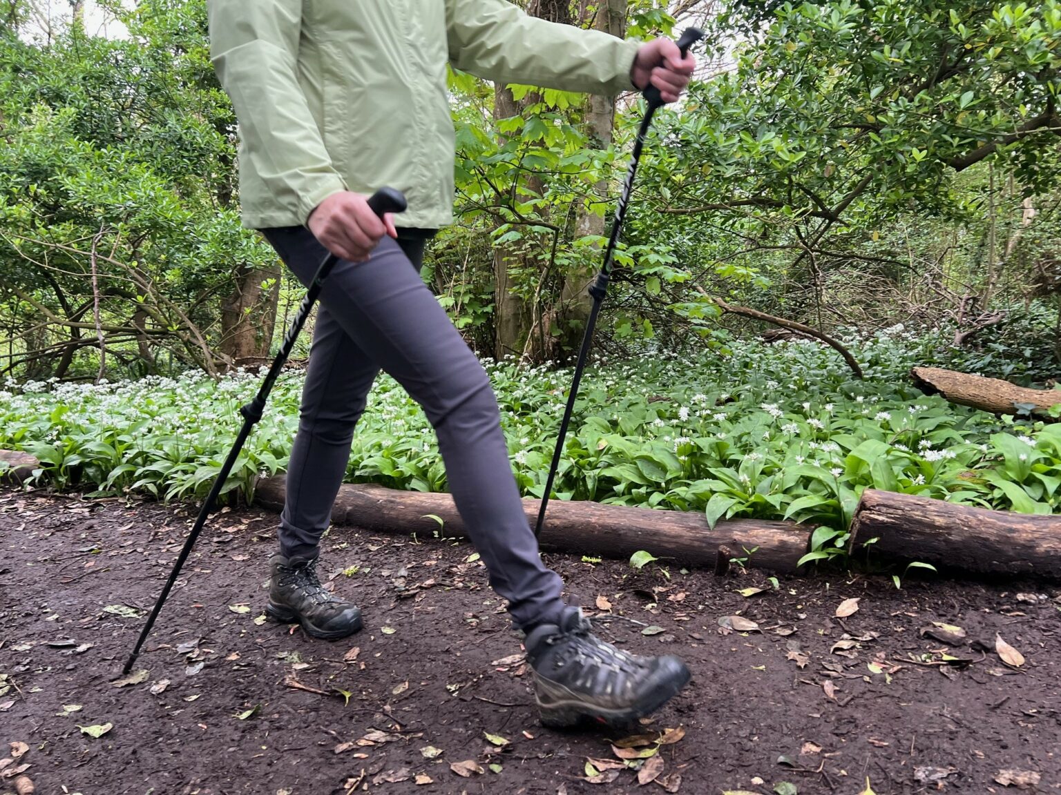 Poles aid hip & knee recovery